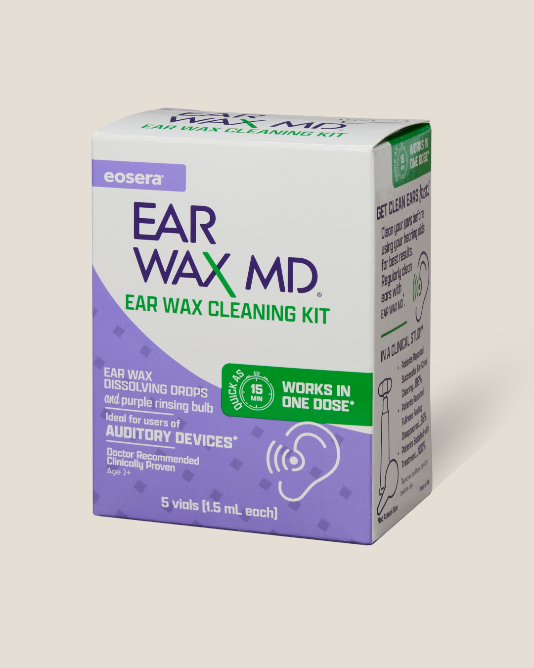 eosera® EAR WAX MD® for Hearing Device Wearers - Safe Ear Wax Removal ...