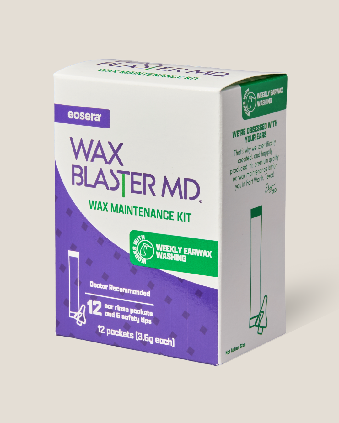 eosera® WAX BLASTER MD® Maintenance Kit, Rinsing Solution Packets and